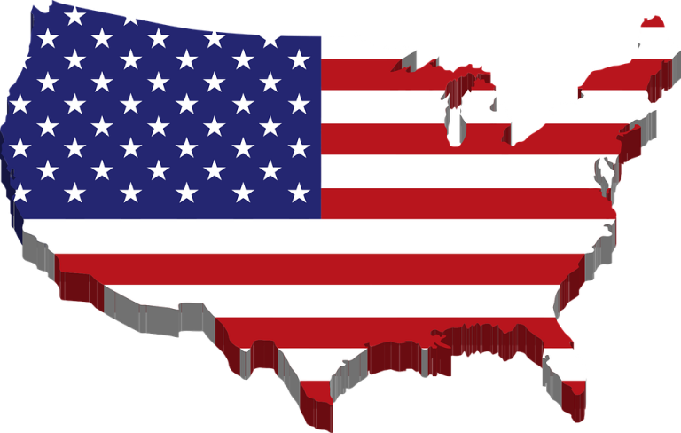 United States Flag Map - Public Domain | The Most Important News