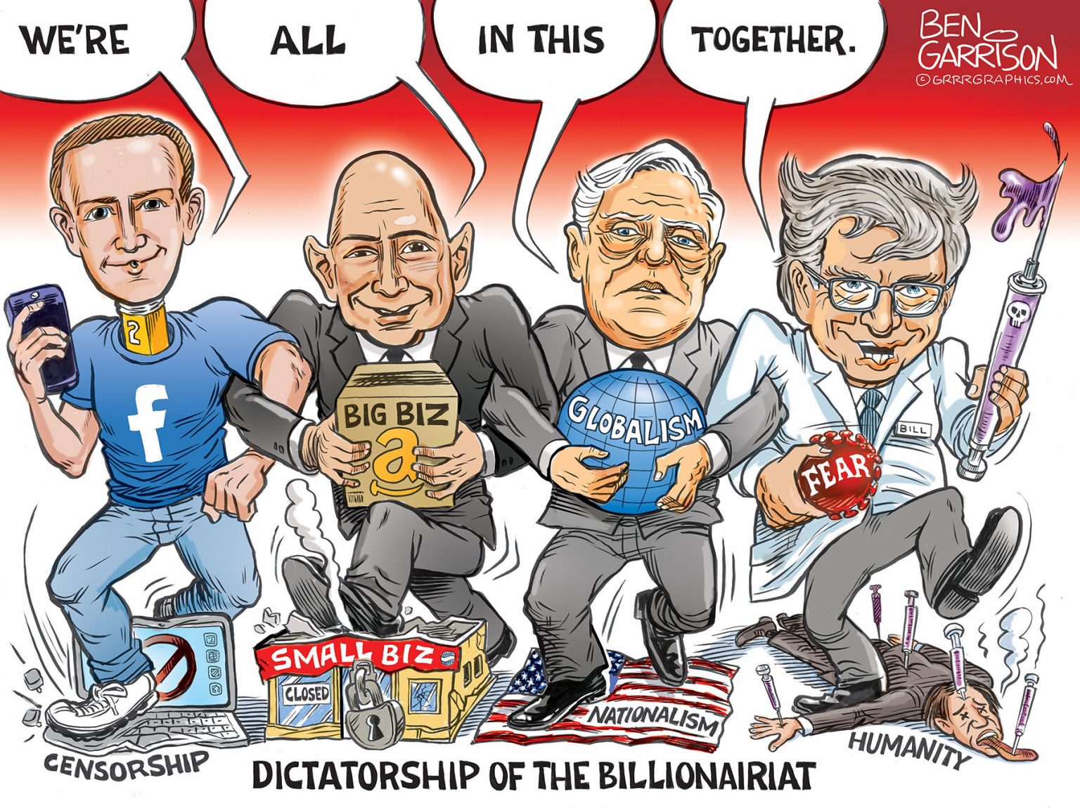 Check Out Ben Garrison's Latest Political Cartoon…